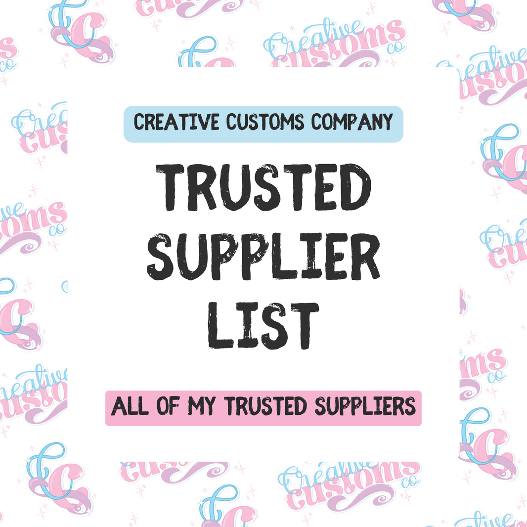 Small Business Supplies – Creative Customs Company